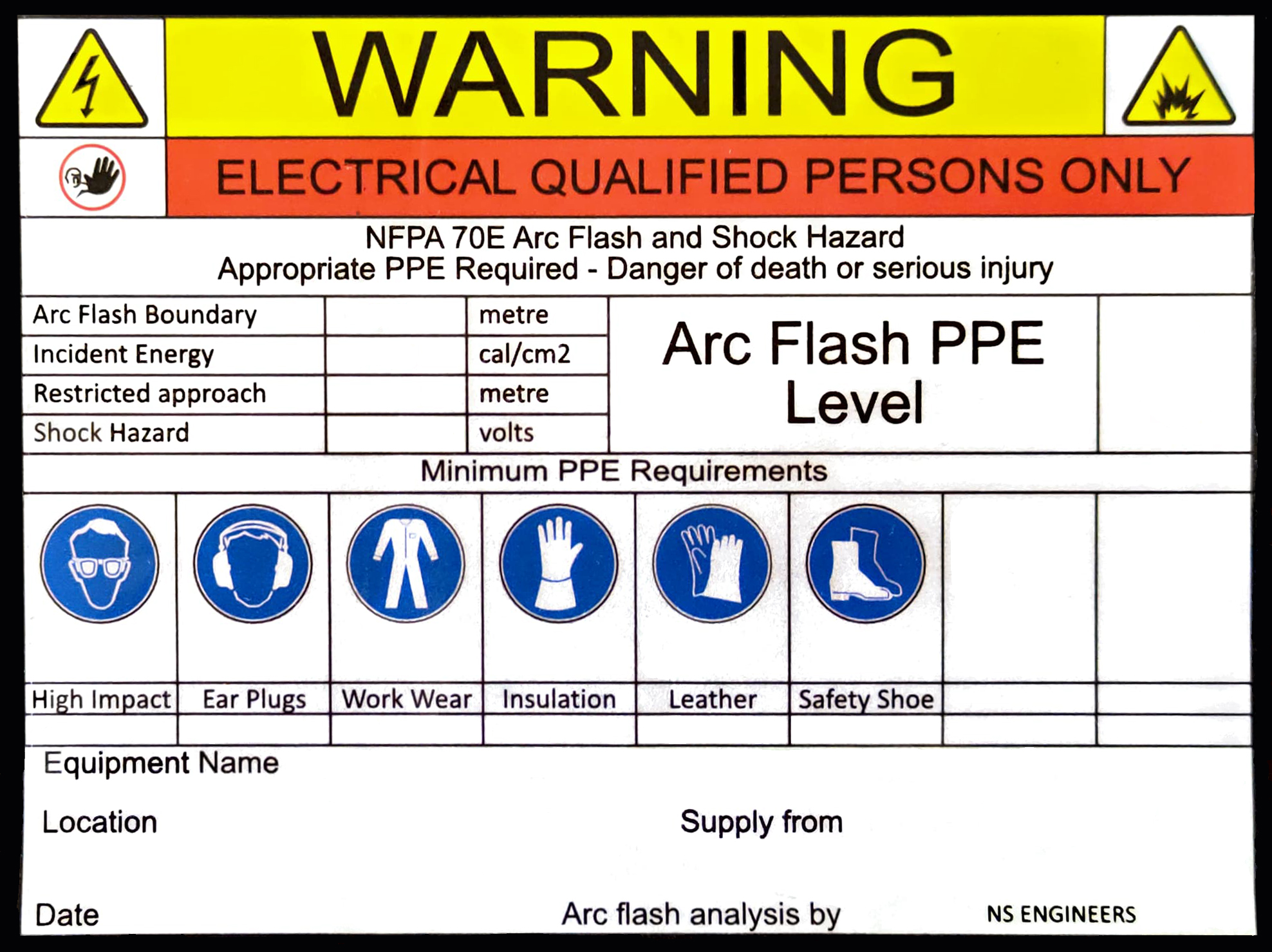 Arc Flash | NS ENGINEERS